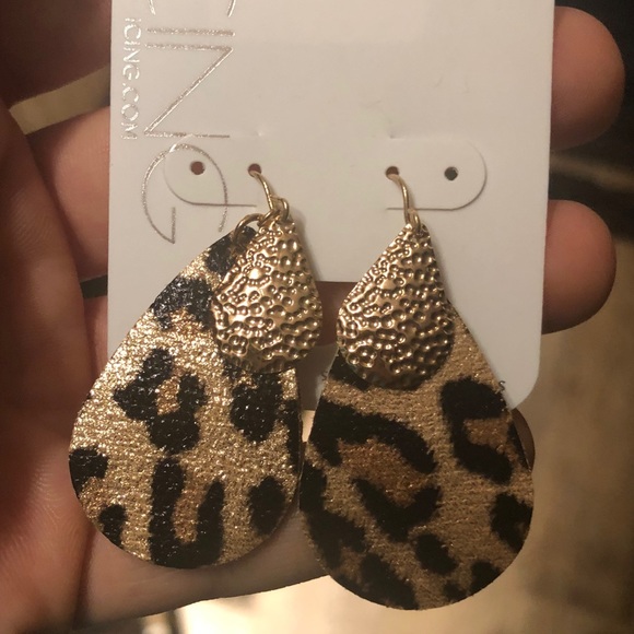 Icing | Jewelry | Cheetah Earrings | Poshmark